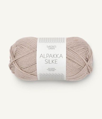 Sandnes Garn Alpakka Silke - 3821 różowa perła MOTEK